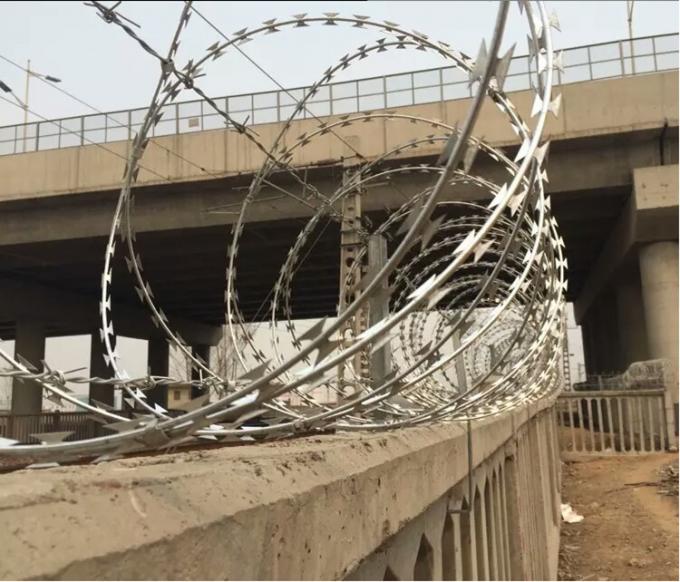 Galvanized Concertina / Thorn Wire , Razor Wire Fence BTO22 Outdoor Using Galvanized Concertina / Thorn Wire , Razor Wire Fence BTO22 Outdoor Using