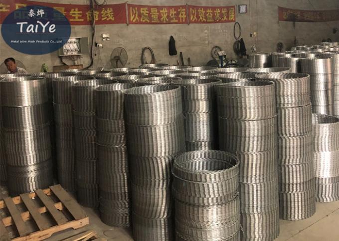 Stainless Steel BTO-30 Razor Barbed Wire High Strength Anti Climbing