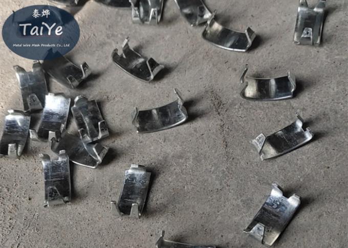 304 Stainless Steel Razor Wire Clips Fasteners Used By Clip Applicator