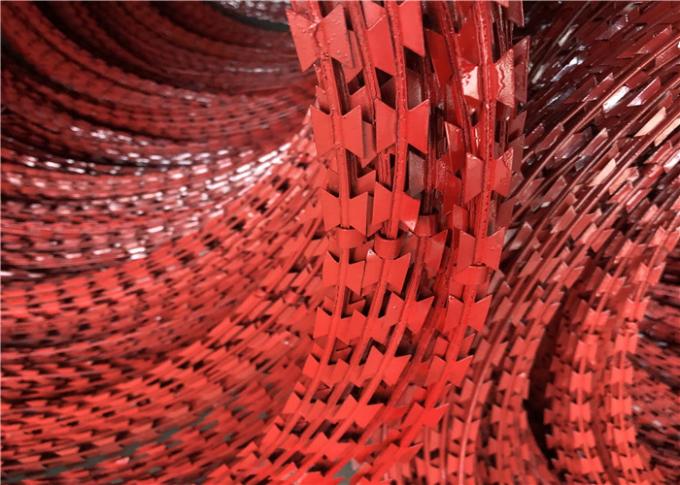 Anti Climping Pvc Coated Razor Wire With Hot Dipped Galvanize Sheet And ...