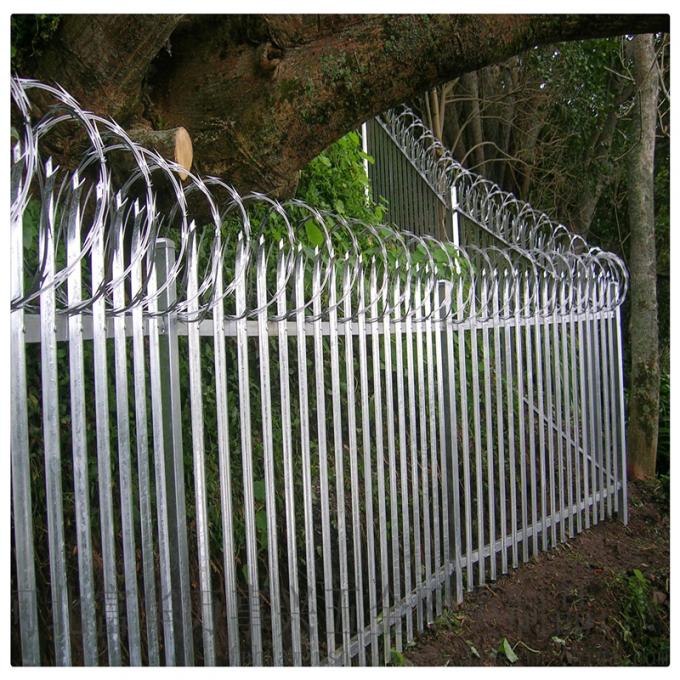 Garden Barbed Coil Razor Barb Wire Helical Wire Roll Galvanized Steel