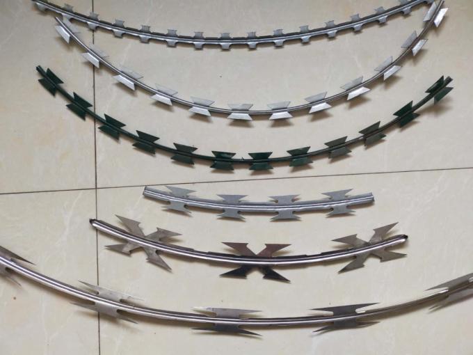 Spiral Unclipped Razor Sharp Wire Single Loop Wall Spikes Hardened ...