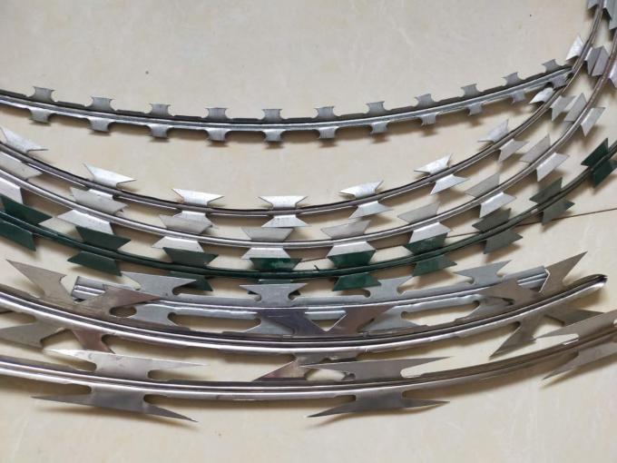 Straight Line Like Barbed Galvanized Razor Wire For Razor Sharp Wire Fence