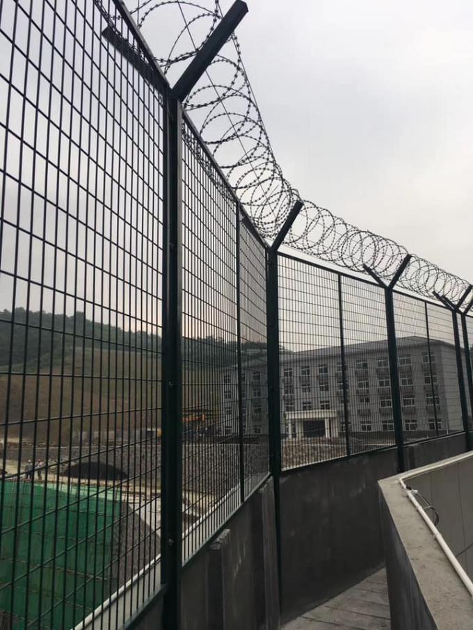 Heavy Duty Galvanized Razor Wire , Barbed Concertina Barbed Tape