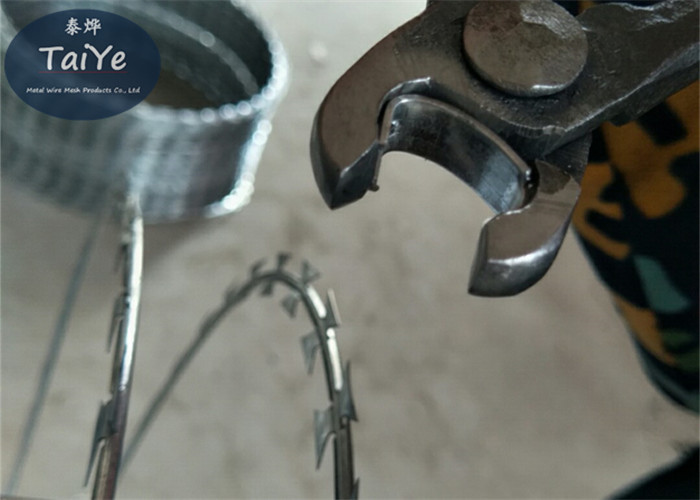 BTO Sharp Concertina Razor Wire Fittings Stainless Steel Cross Loop ...